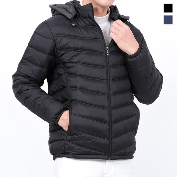 [JEAN PIERRE] 쟌피엘 남성 하이넥 후드 탈부착 경량 패딩점퍼 Model No_J2-5E059 | | 꽃피는아침마을